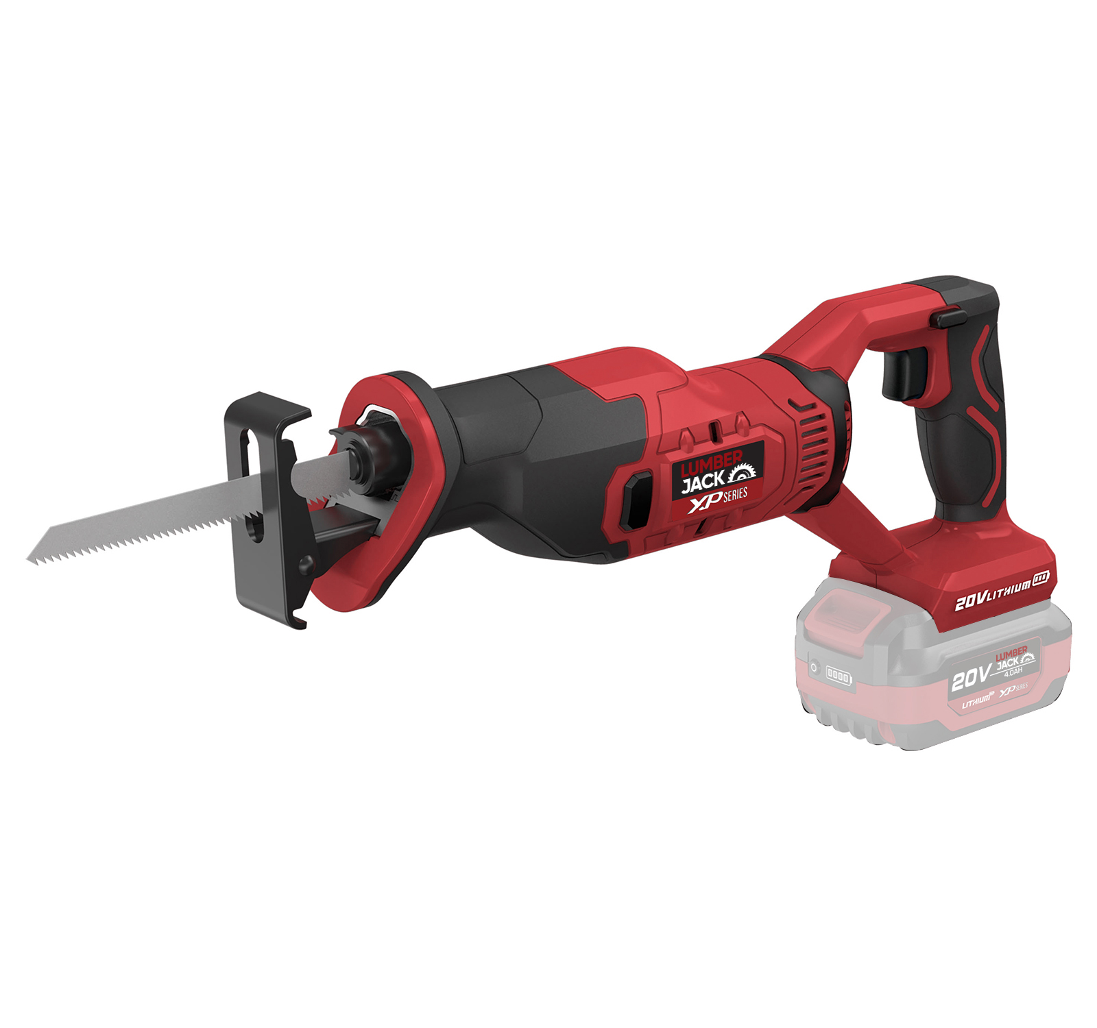 Lumberjack Cordless 20V 10 Piece Power Tool Kit Drill Recip Saw Circul